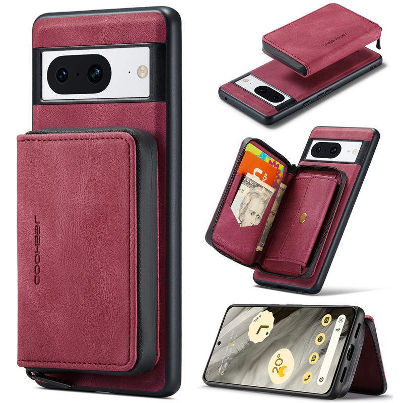 JEEHOOD Google Pixel 8A Case - JEEHOOD Wallet Case Cover