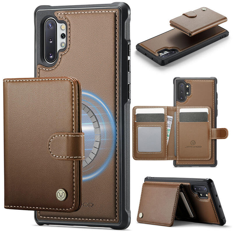 JEEHOOD Samsung Galaxy Note 10 Plus 2-in-1 Magnetic Wallet Case – RFID ...